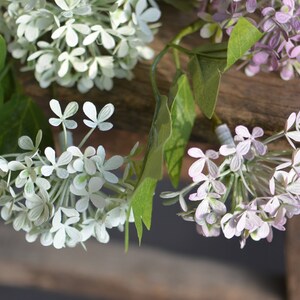 Small Ball Flowers Stems, Lilac Ball Flowers, Fuax Ball Flowers Stem ...