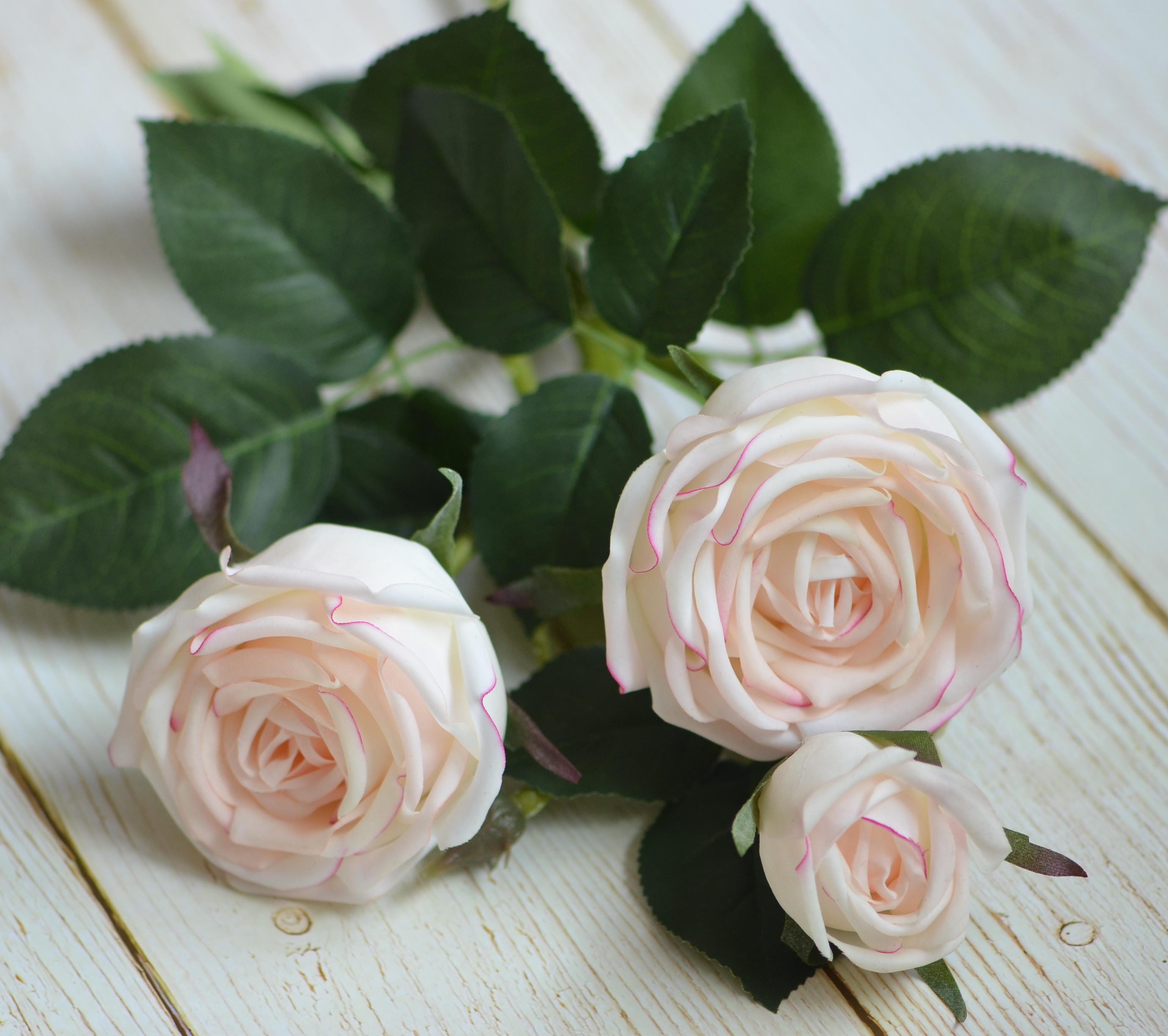 Blush Real Touch Silk Roses Spray DIY Wedding Centerpieces | Etsy