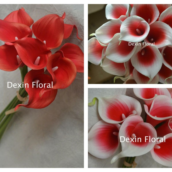 Red Calla Lilies - Etsy