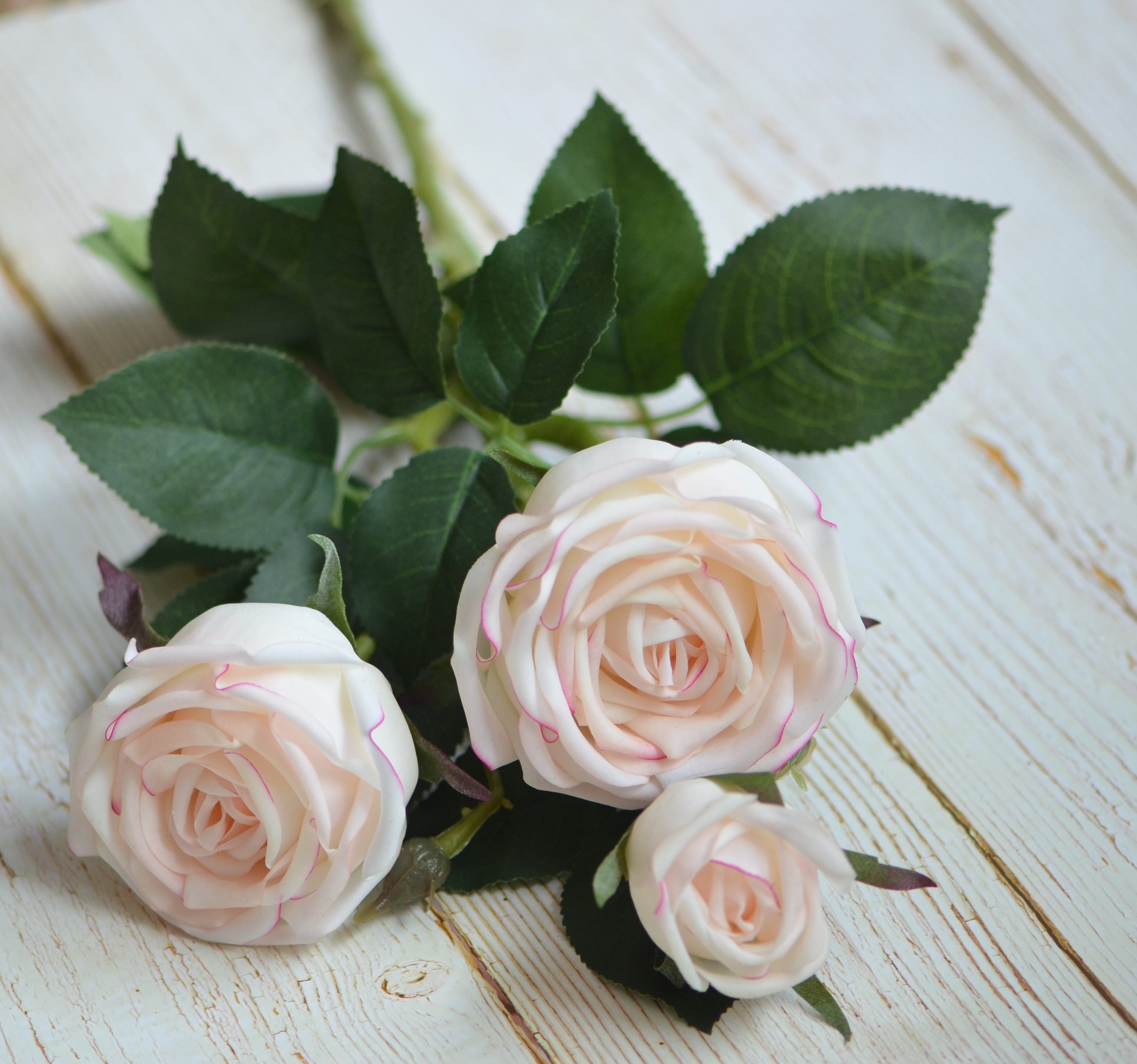 Blush Real Touch Silk Roses Spray DIY Wedding Centerpieces | Etsy