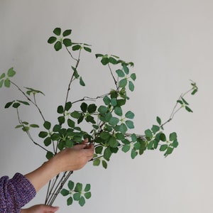 32" Faux Spring Plant Stem, Artificial Pieris Japonica Stem, Fake ...