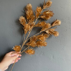 Gold Leaves, Gold Vintage Greenery, Gold Artificial Plants, Gold ...