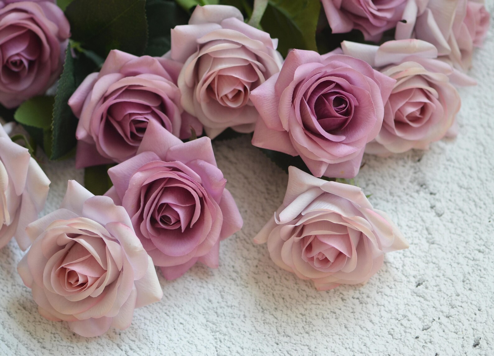 Purple Mauve Real Touch Roses High Quality Artificial Flower - Etsy