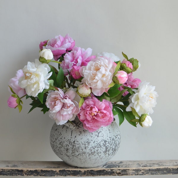 Artificial Peony - Etsy UK