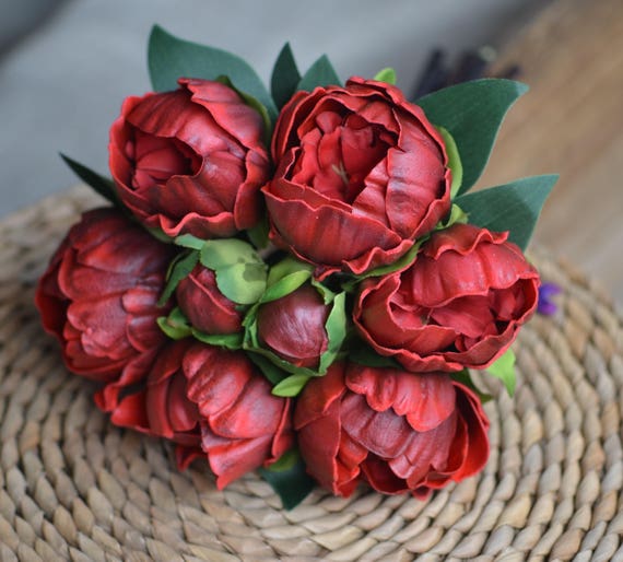 Red Peonies