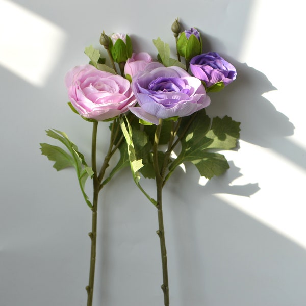 Silk Ranunculus - Etsy