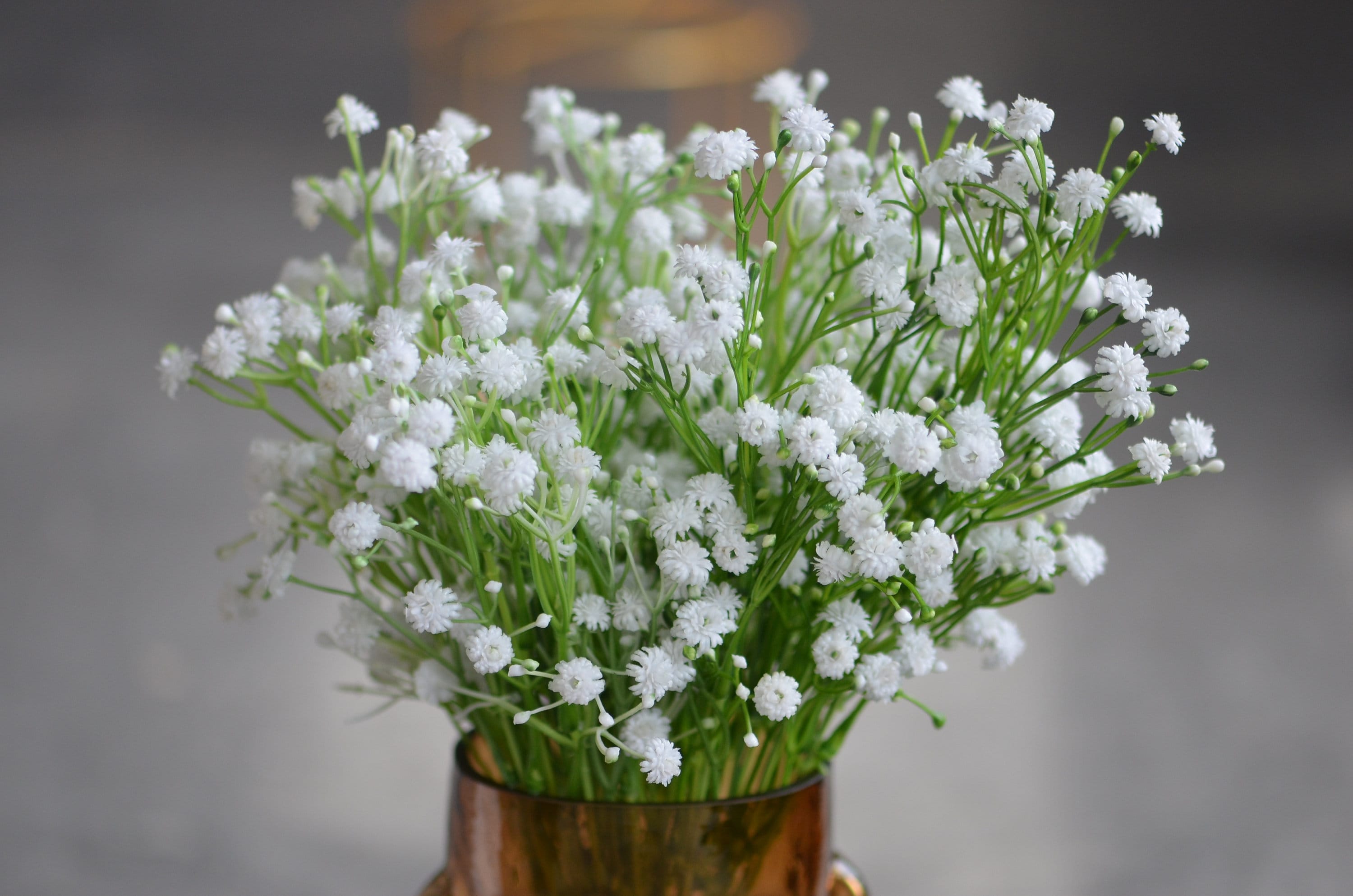 White Baby's Breath Bunch Artificial Baby's Breath | Etsy