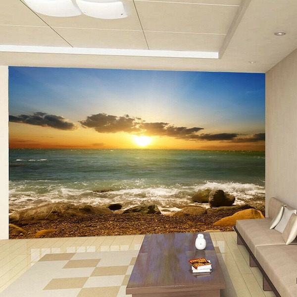Beach Mural - Etsy