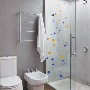 58 Bubbles Bathroom Window Shower Tile Wall Stickers, Wall Decals, Car ...