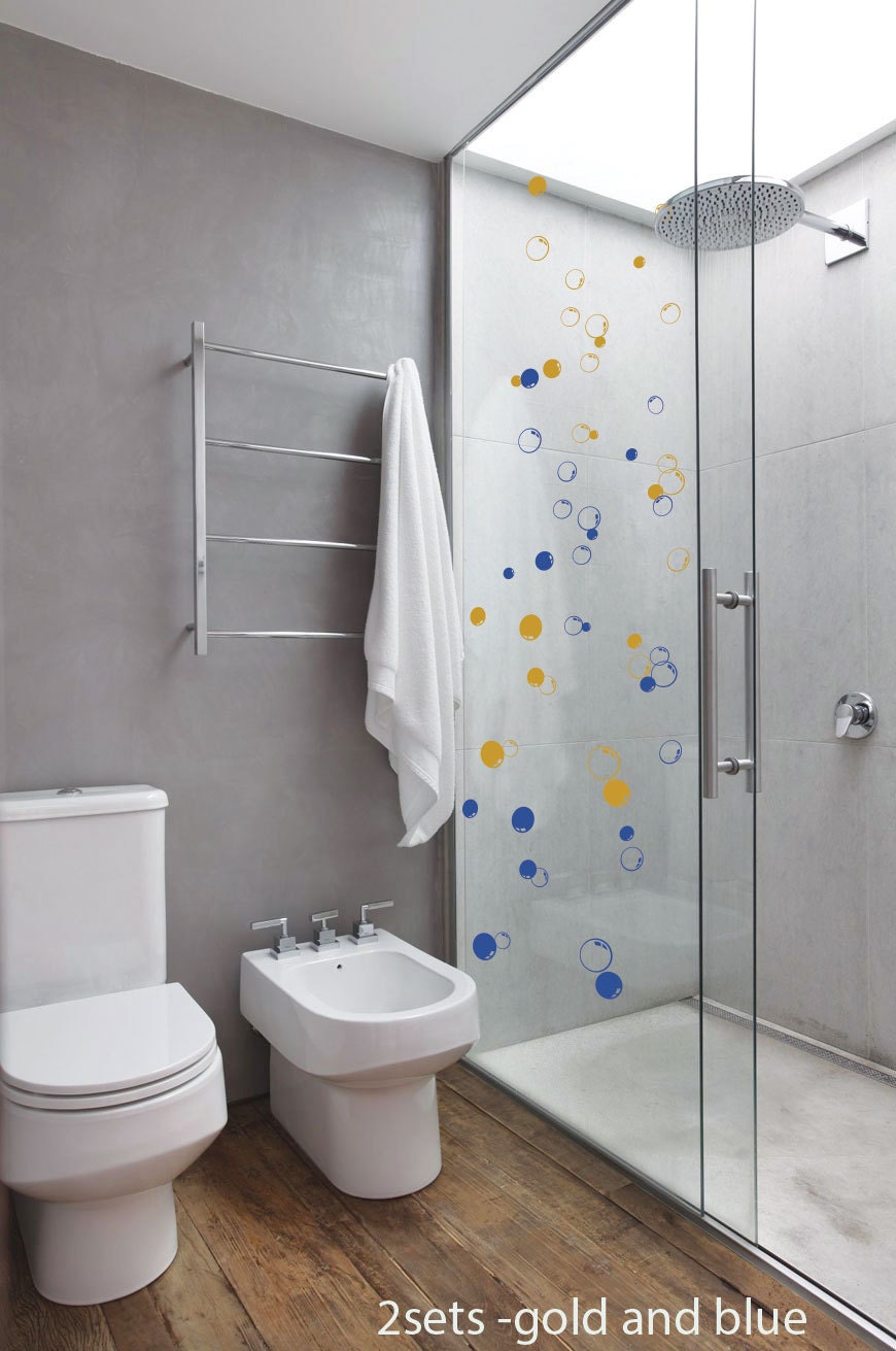 58 Bubbles Bathroom Window Shower Tile Wall Stickers Wall - Etsy