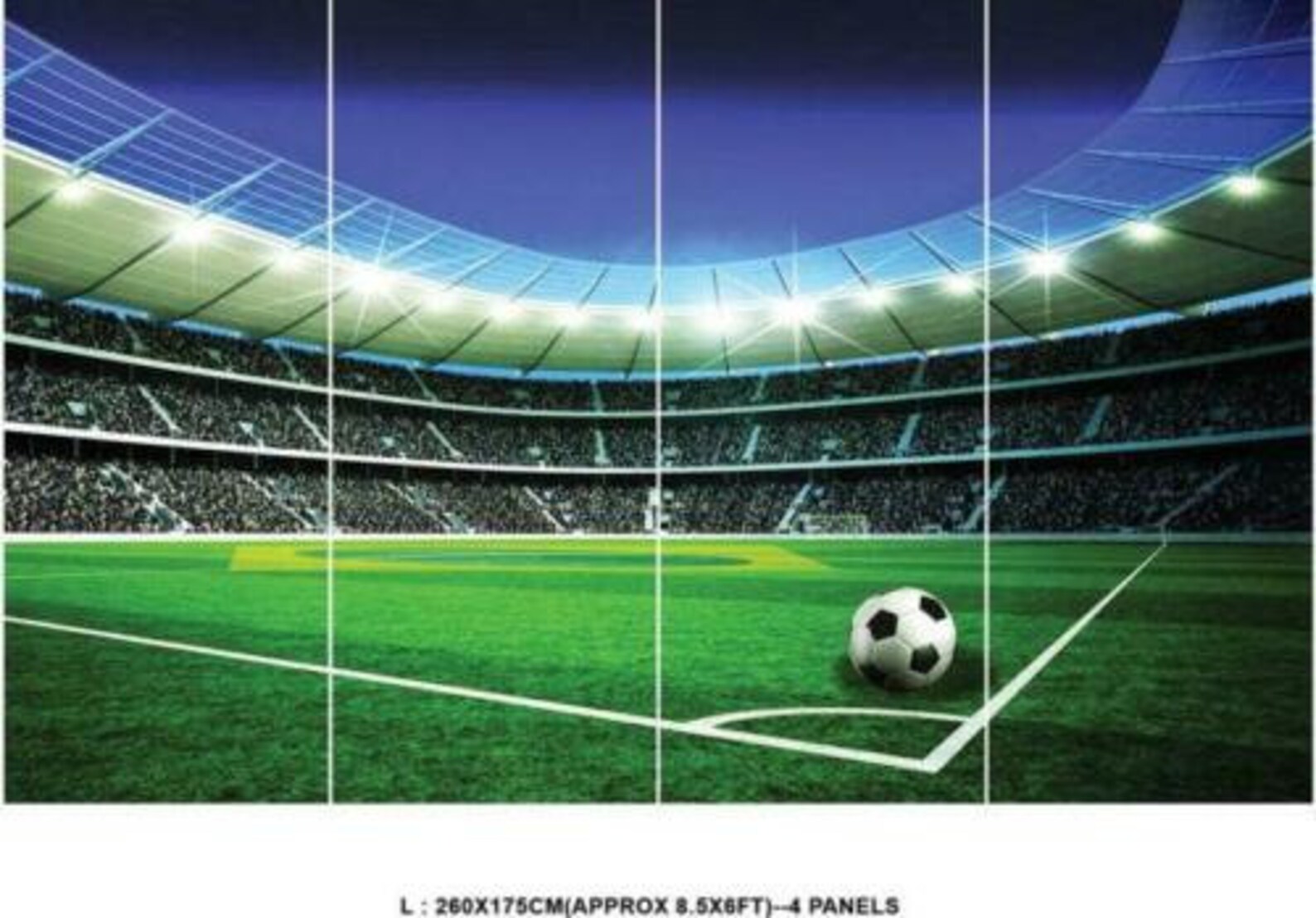 Football Stadium Pitch Sports Wall Mural Photo Wallpaper Kids | Etsy