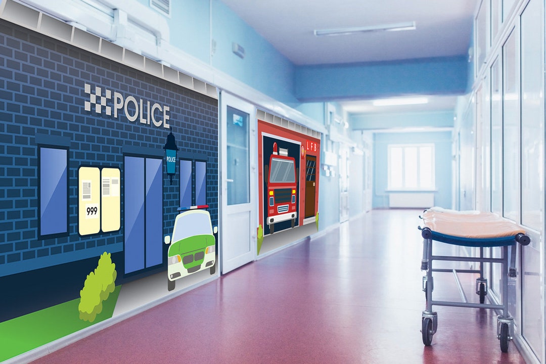 Police Station Police Car Dementia Alzheimer Friendly Photo Wallpaper ...