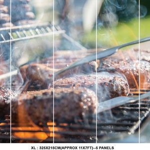 Barbecue Foods Drinks Burgers Wallpaper Mural Photo Kitchen Restaurant ...