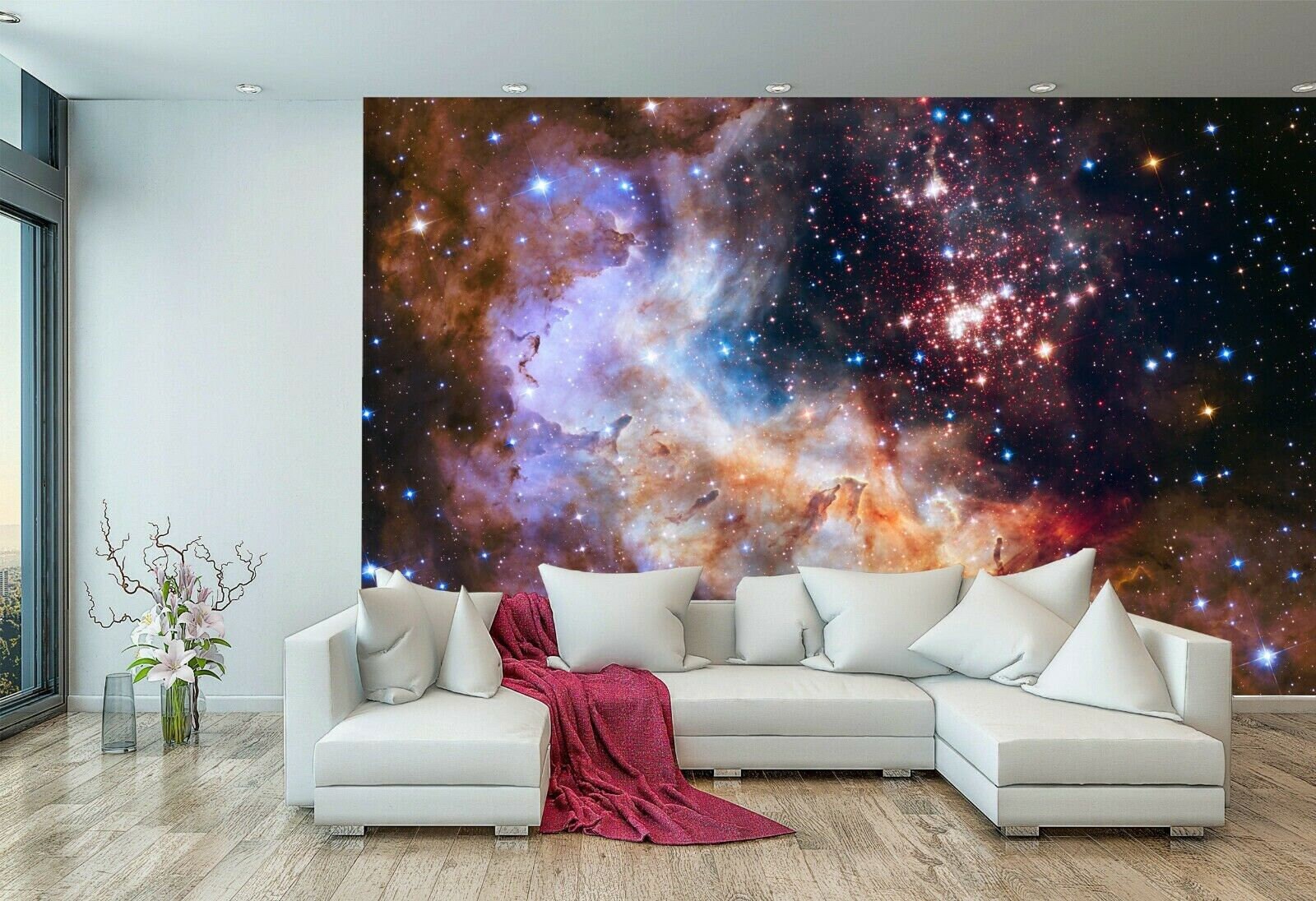 Nebula Walls In Room