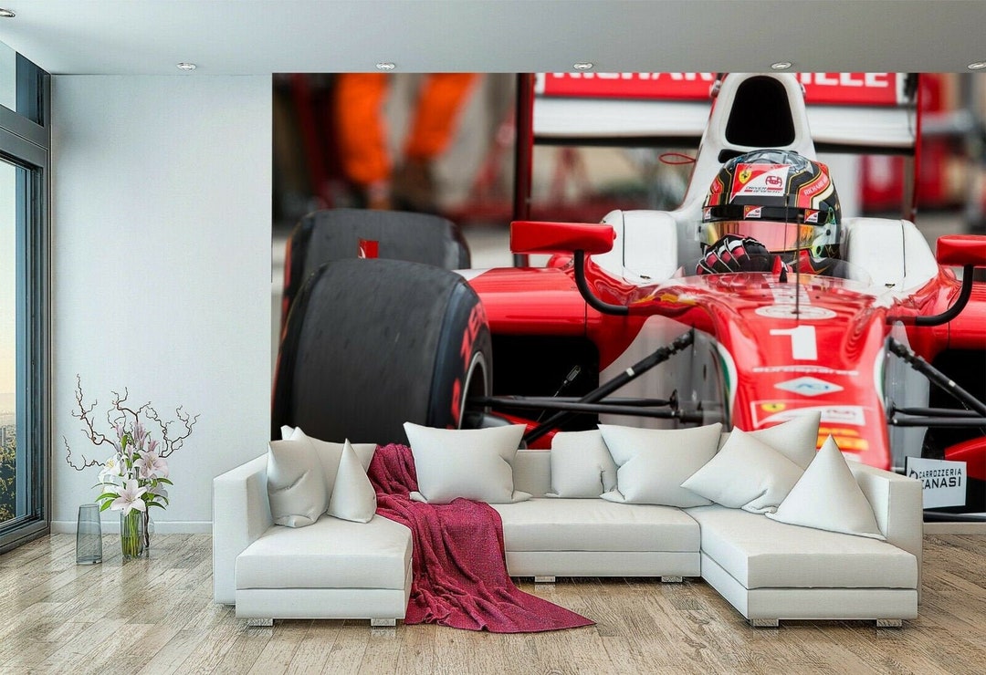 Speed Sports Car Racing Wallpaper Mural Photo Poster Kids Bedroom Wall ...