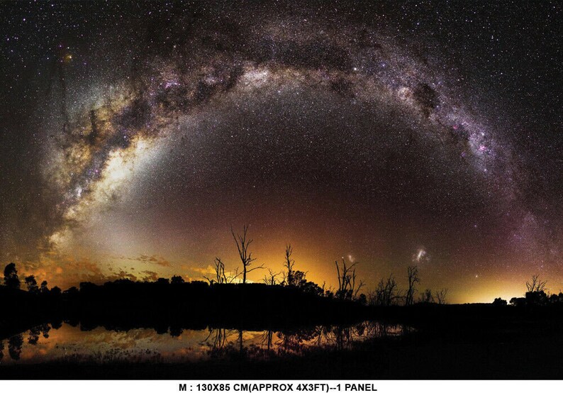 Nature Cosmo Stars Sky Space Light Wallpaper Mural Photo Bedroom Poster ...