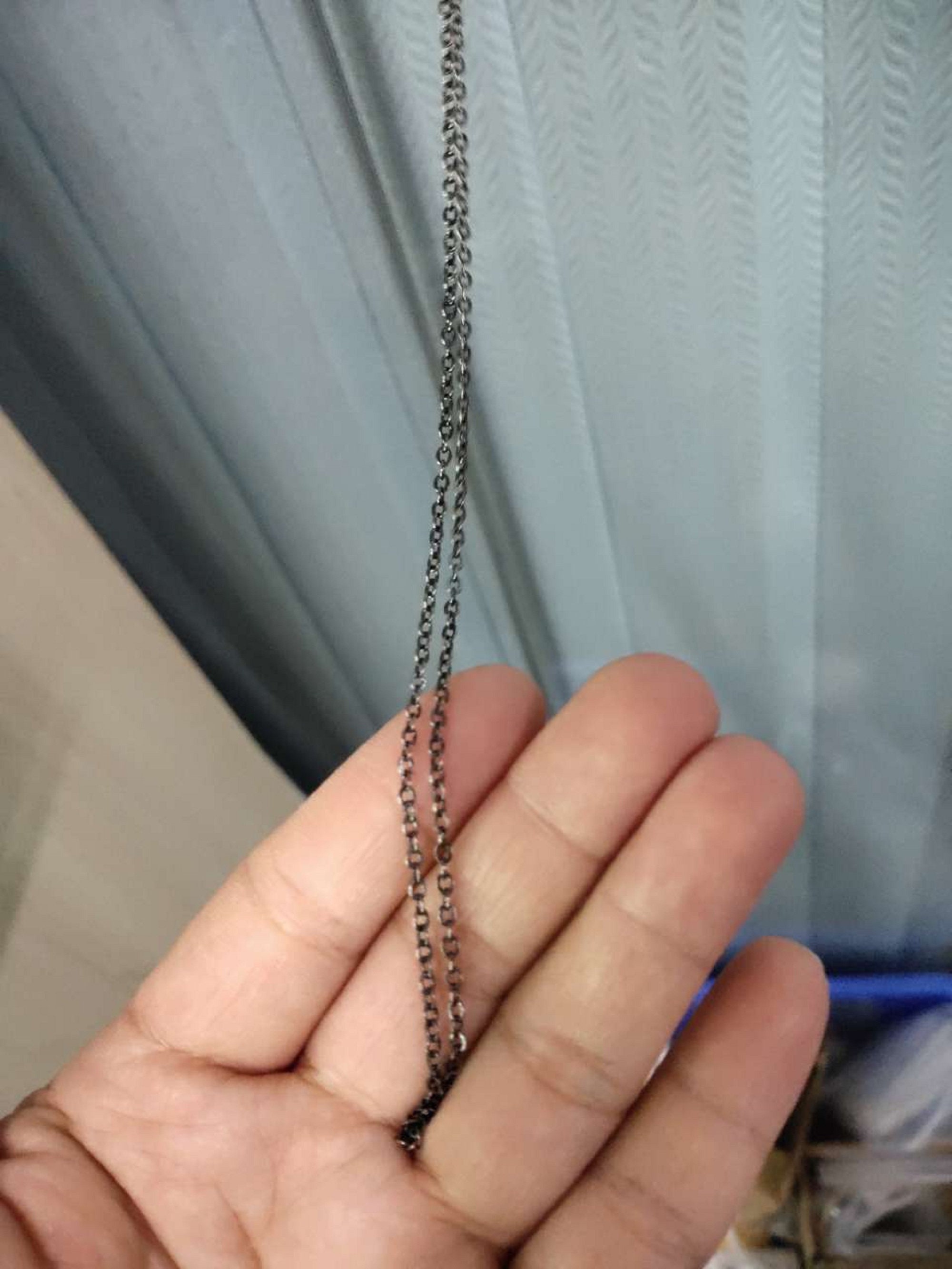 12 PCS Antique Copper Chain, Finished Bronze Solid Brass Flat Cable ...