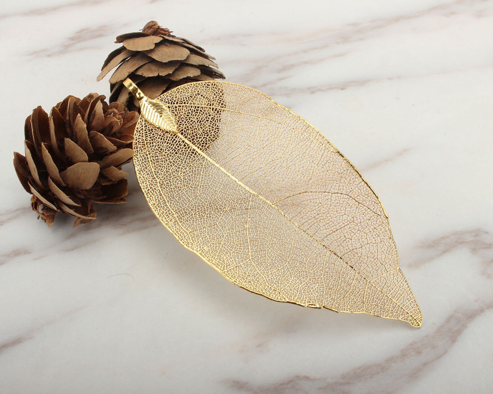 6PCS Real Natural Leaf Pendant 18K Leaf Necklace Jewelry - Etsy