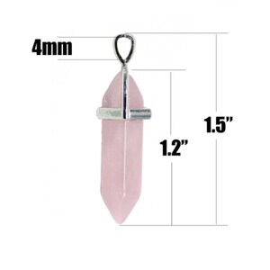 Wholesale Mixed Natural Crystal Pendant, Amethyst Clear Hexagonal ...