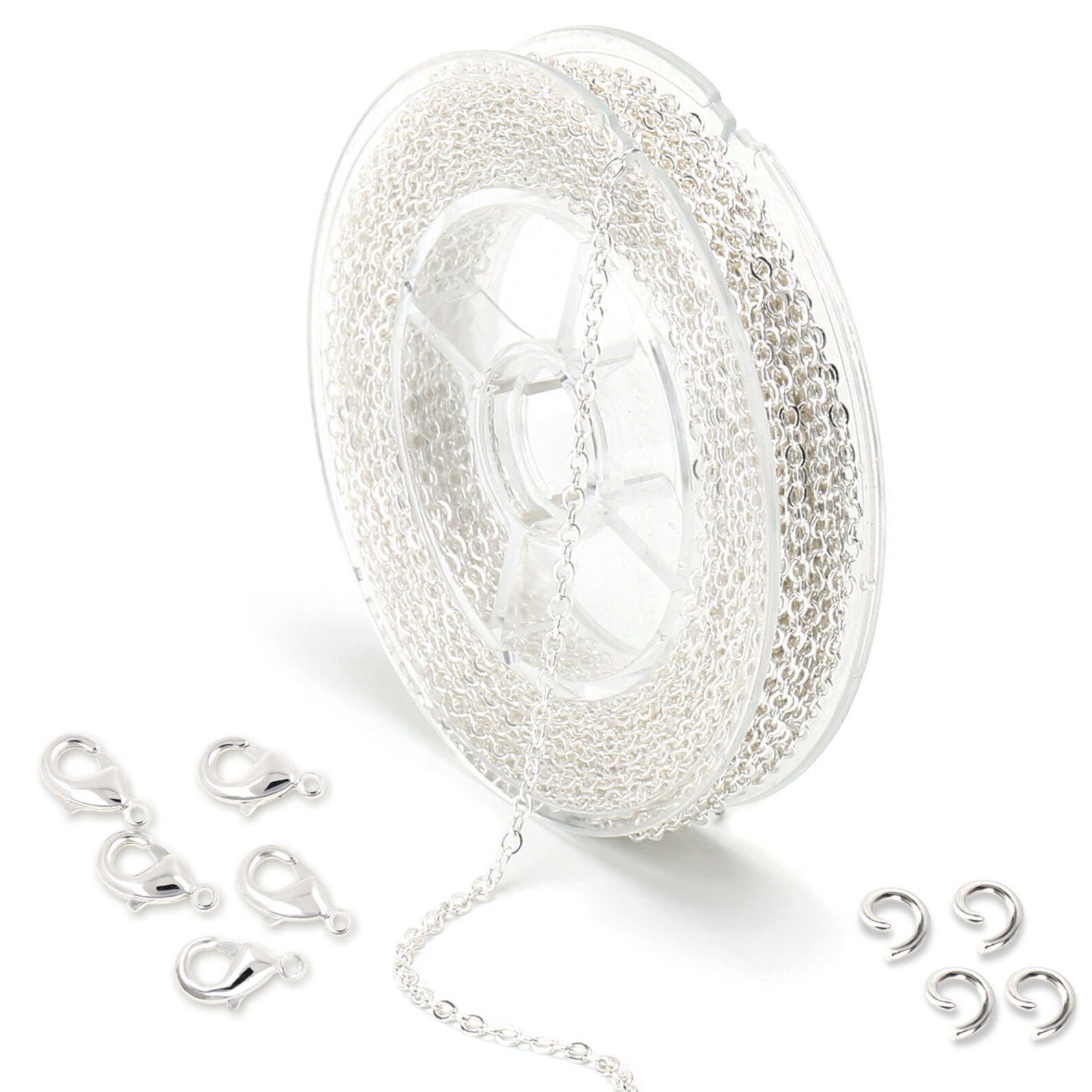 33 Feet Silver Plated Solid Brass Flat Cable Chain for - Etsy