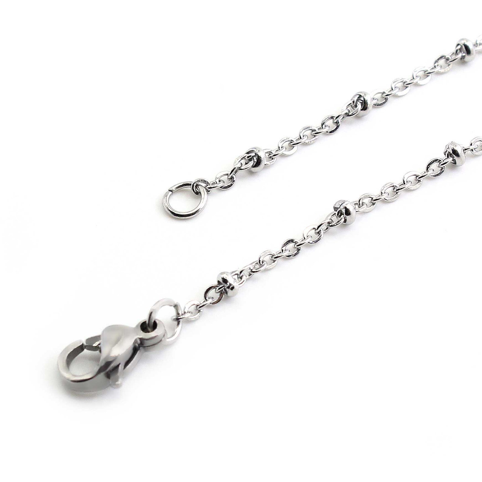12 PSC Stainless Steel Satellite Cabel Chain Finished Chain - Etsy