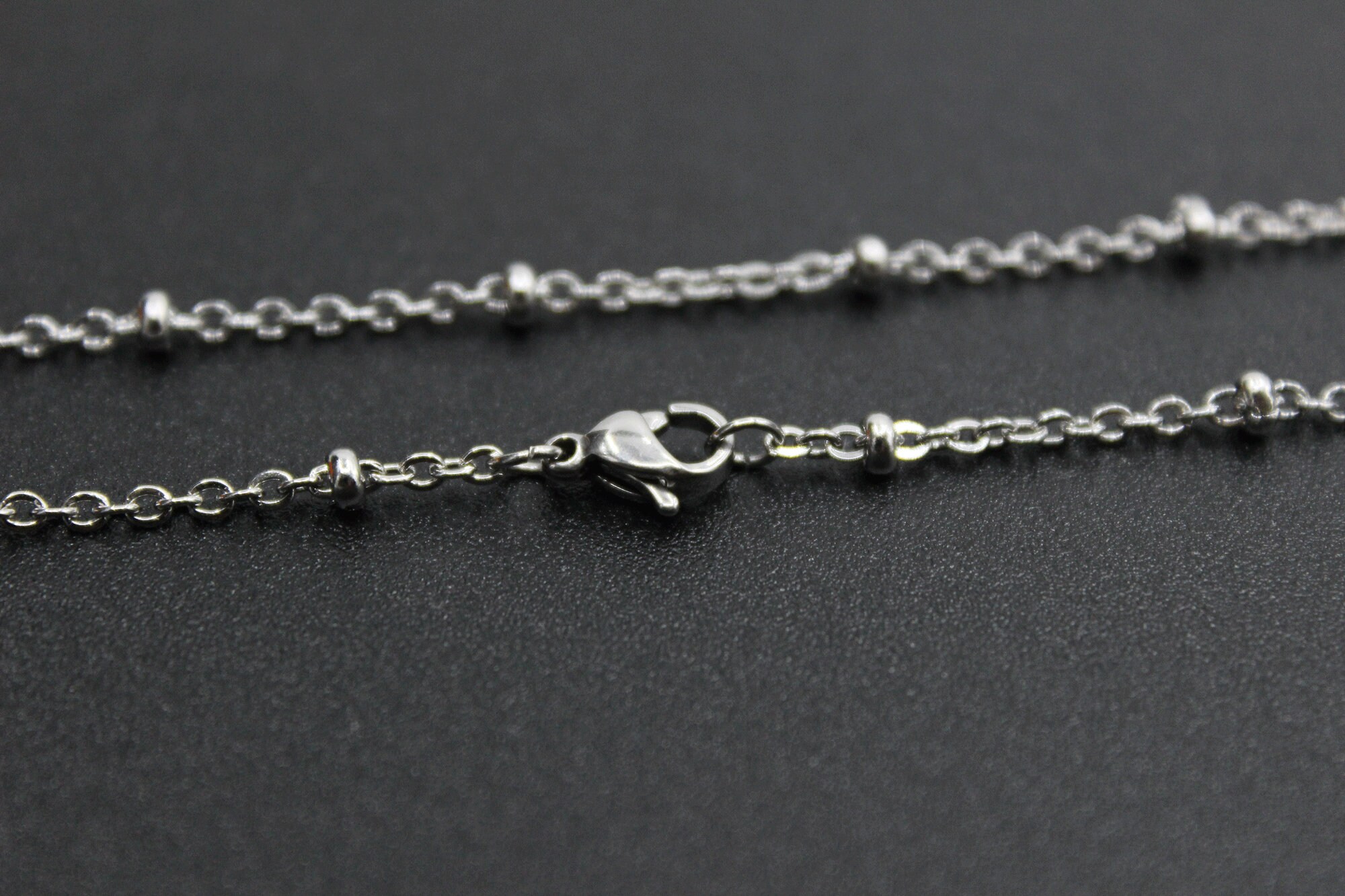 12 PSC Stainless Steel Satellite Cabel Chain Finished Chain | Etsy