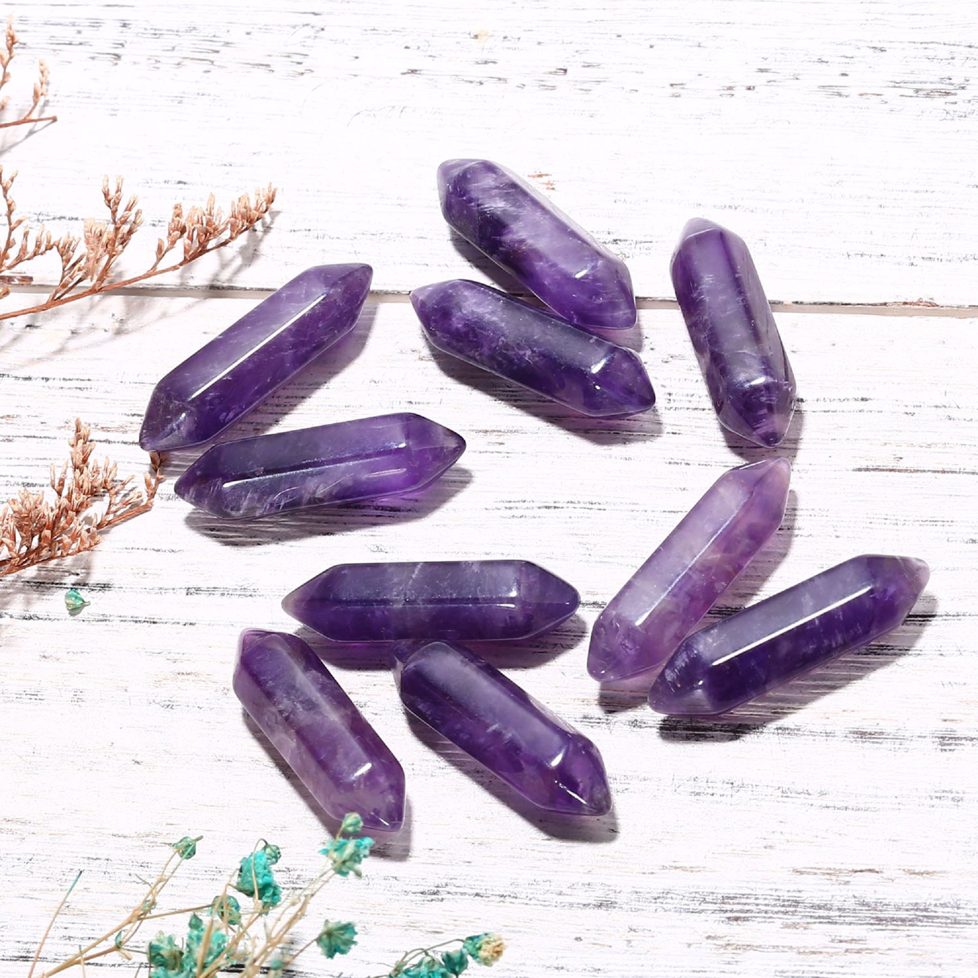 Wholesale Natural Amethyst Crystal Pendant Healing Quartz - Etsy