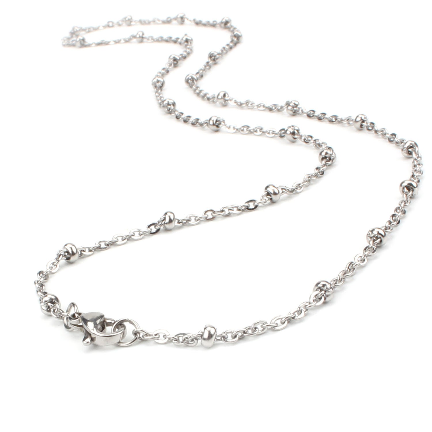 12 PSC Stainless Steel Satellite Cabel Chain Finished Chain | Etsy