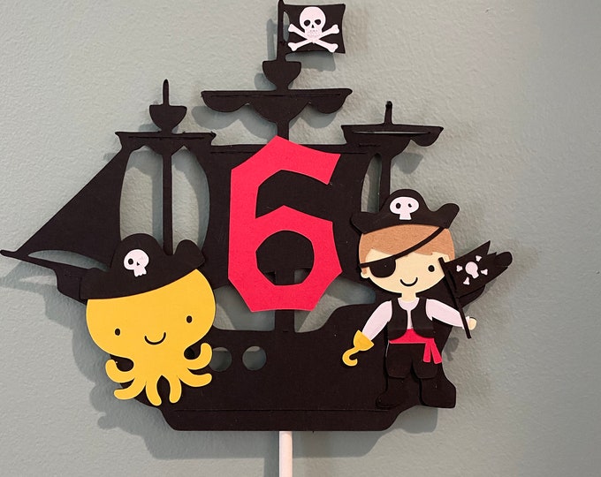 Pirate Cake Topper - Etsy