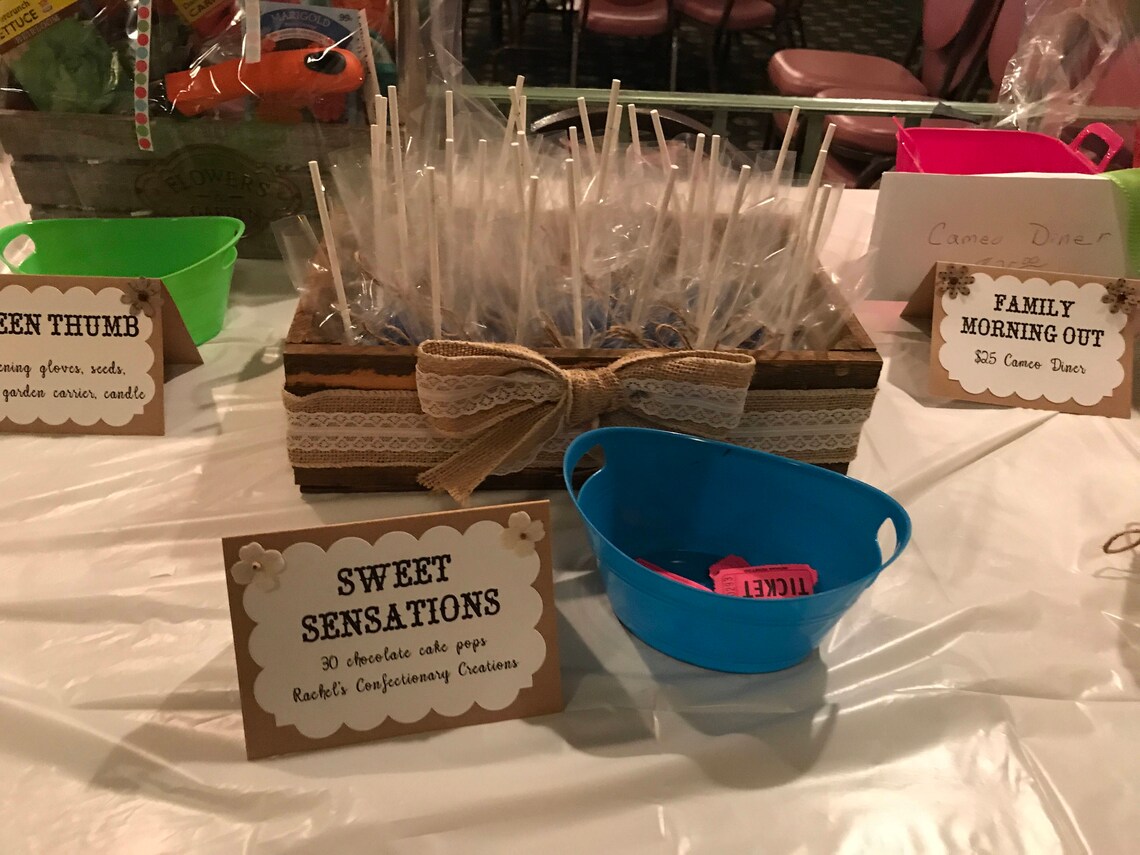 Raffle Basket Signs | Etsy
