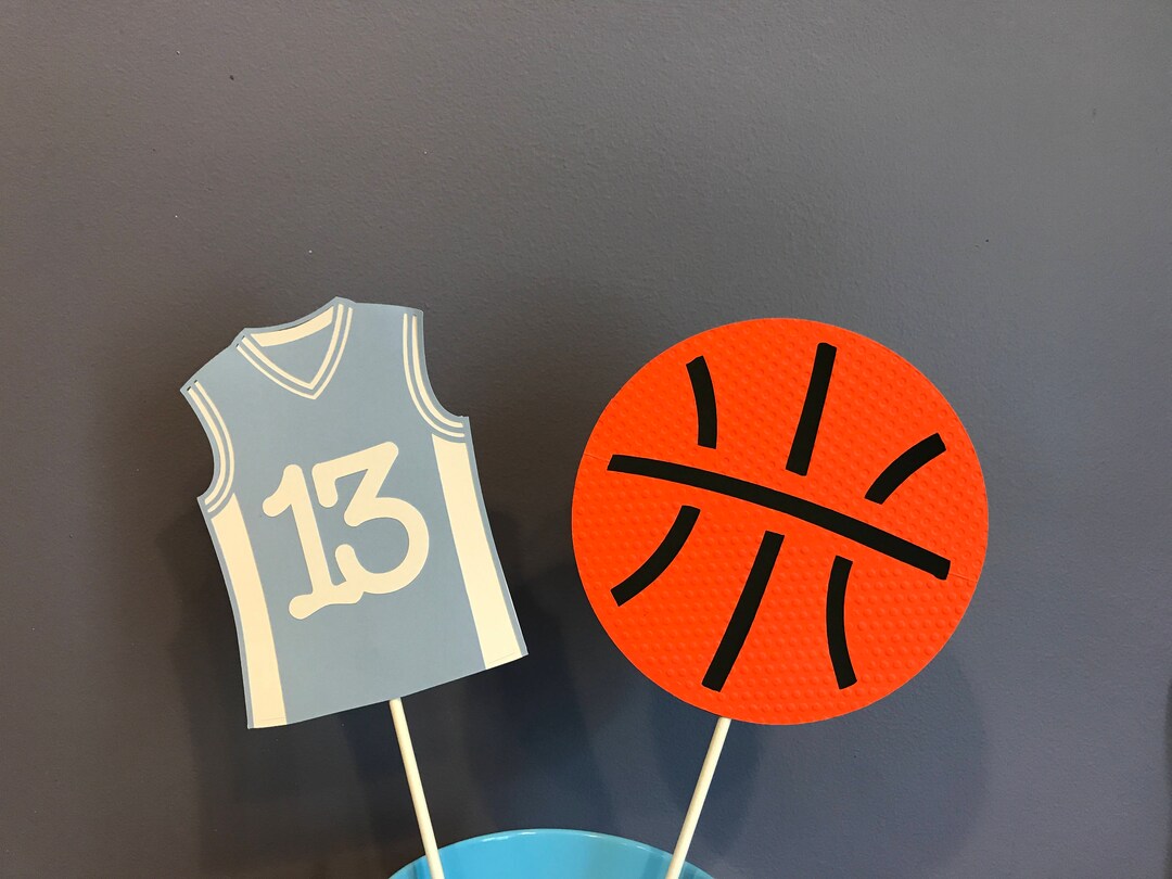 Two Piece Basketball Centerpiece - Etsy
