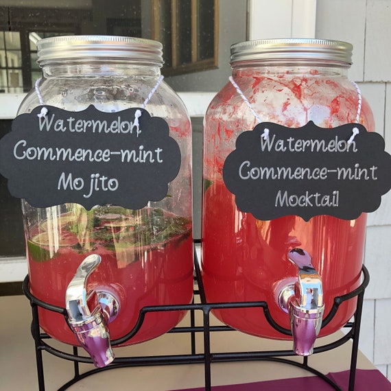 Two Drink Dispenser Signs - Etsy