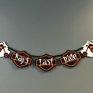 Last Ride Banner/motorcycle/wedding Banner - Etsy