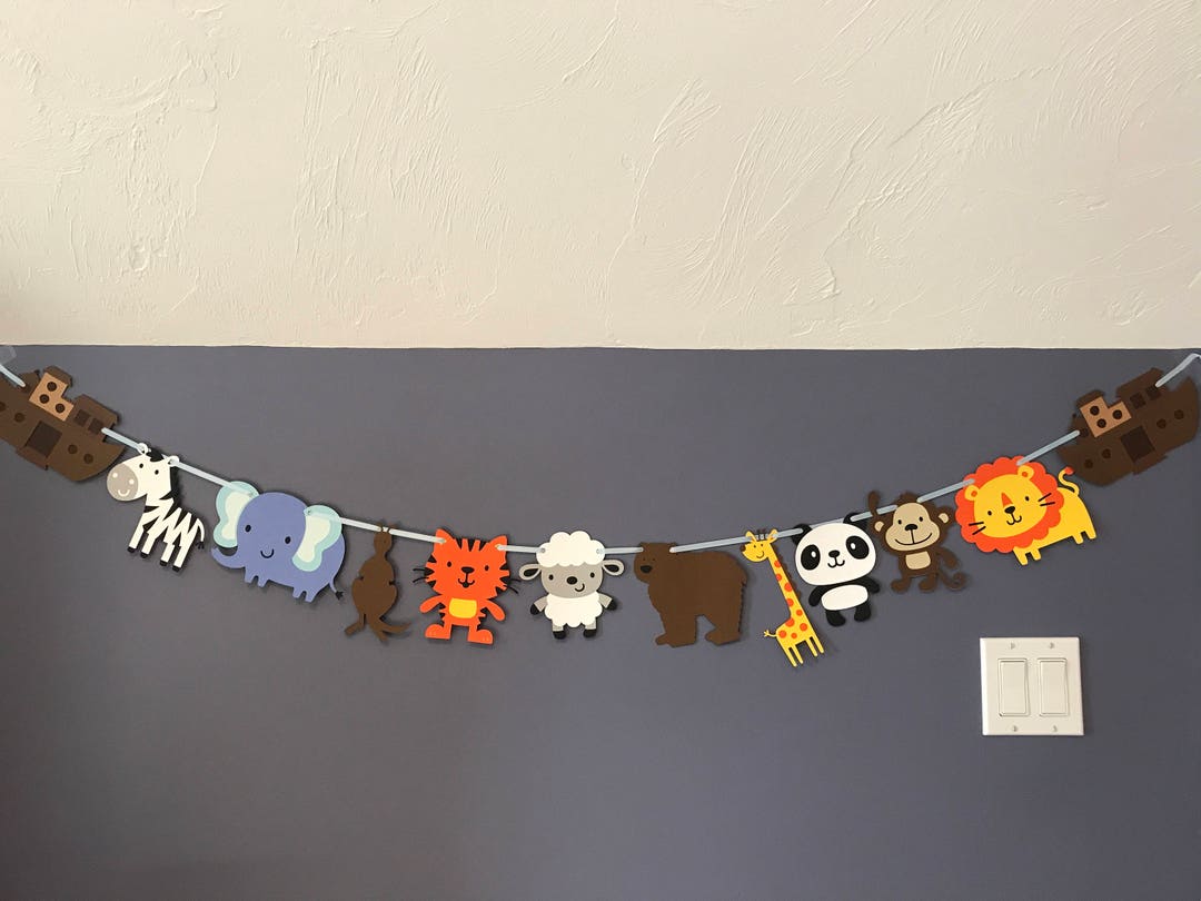 Noah's Ark Banner - Etsy