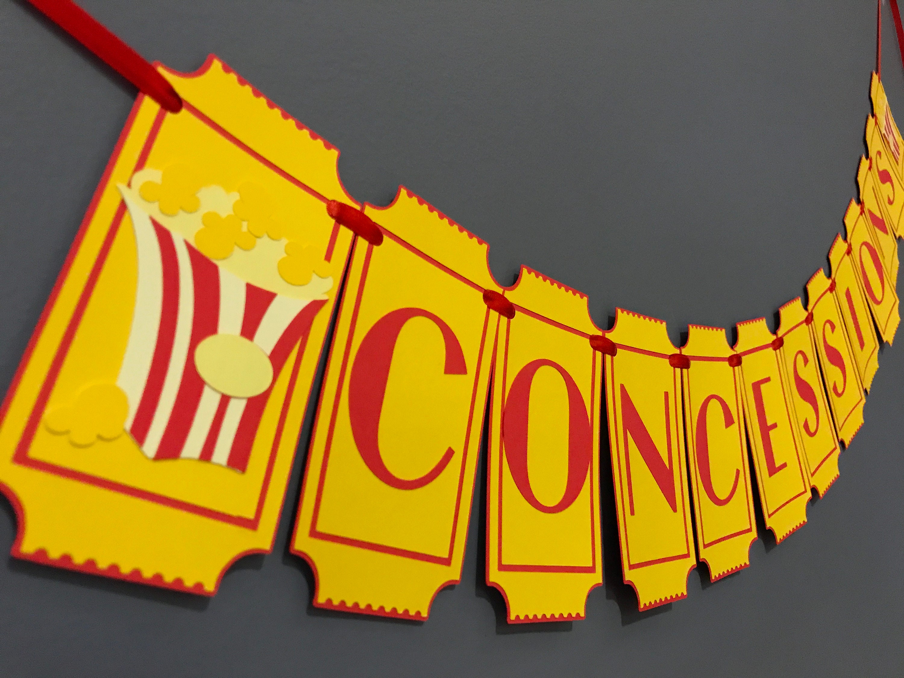 Concessions Banner | Etsy