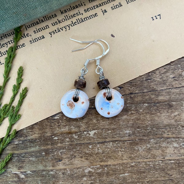 Pottery Earrings - Etsy