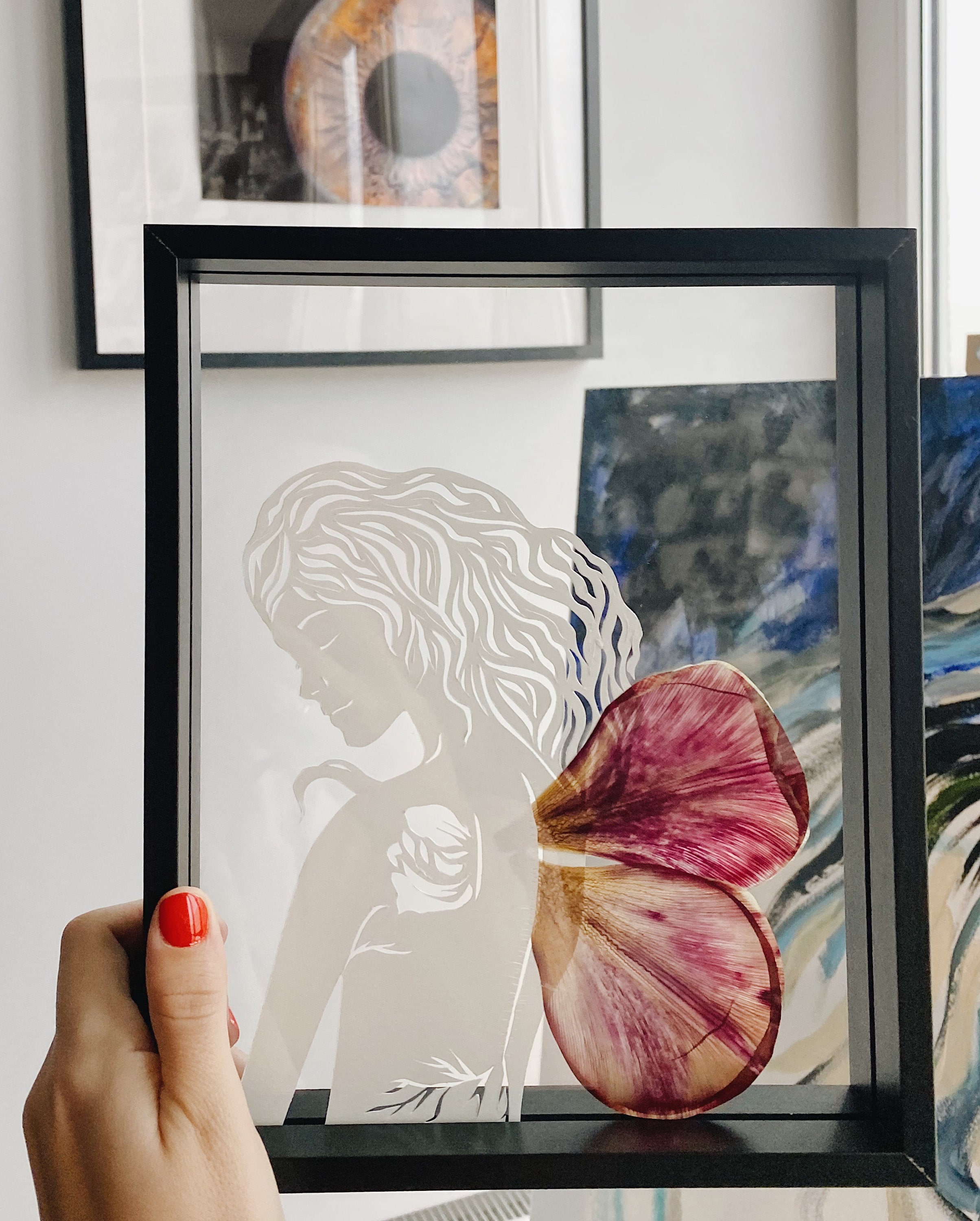 Paper Cut Girl Fairy Hand Cut Paper Art Original Paper - Etsy