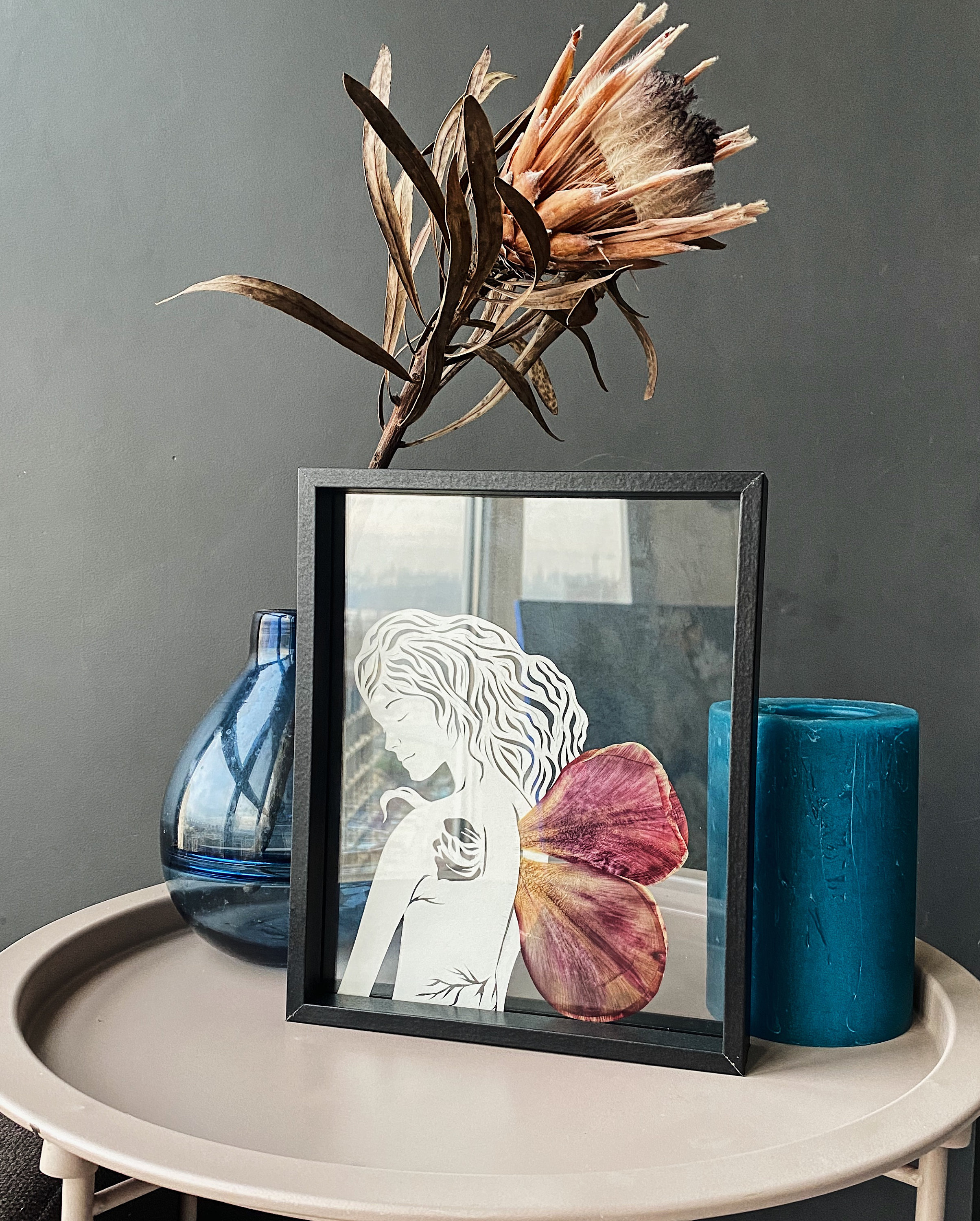 Paper Cut Girl Fairy Hand Cut Paper Art Original Paper - Etsy