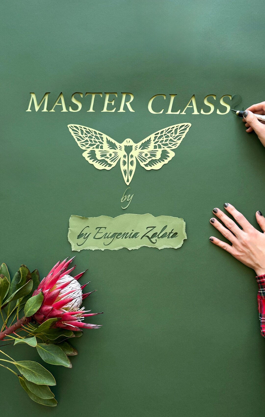 Paper Cutting Masterclass, Hand Cut Moth Tutorial, DIY Papercut Art ...