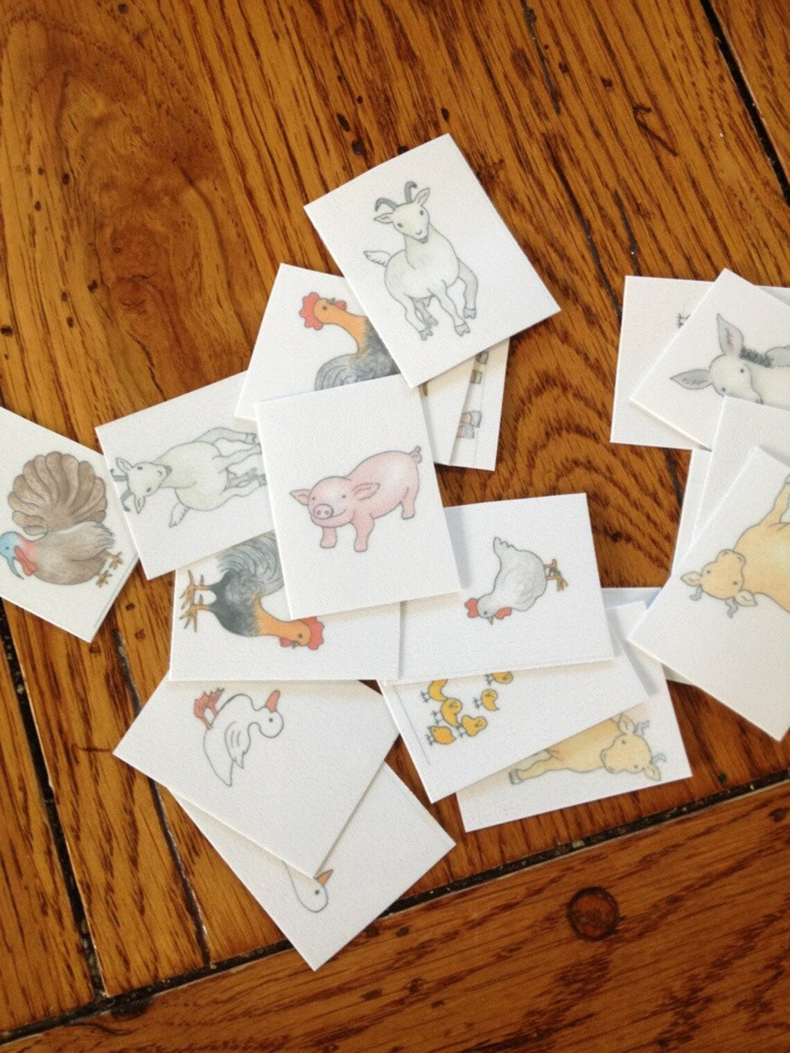 Farm Animals Matching Cards PDF Ebook Matching Games Printable Farm ...