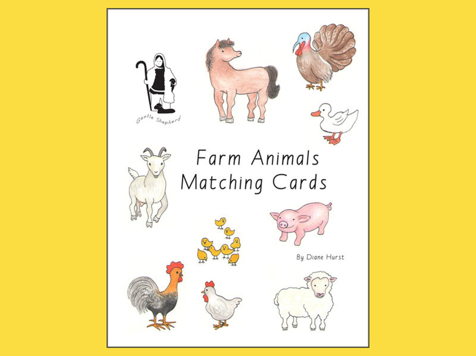 Farm Animals Matching Cards PDF Ebook Matching Games Printable Farm ...