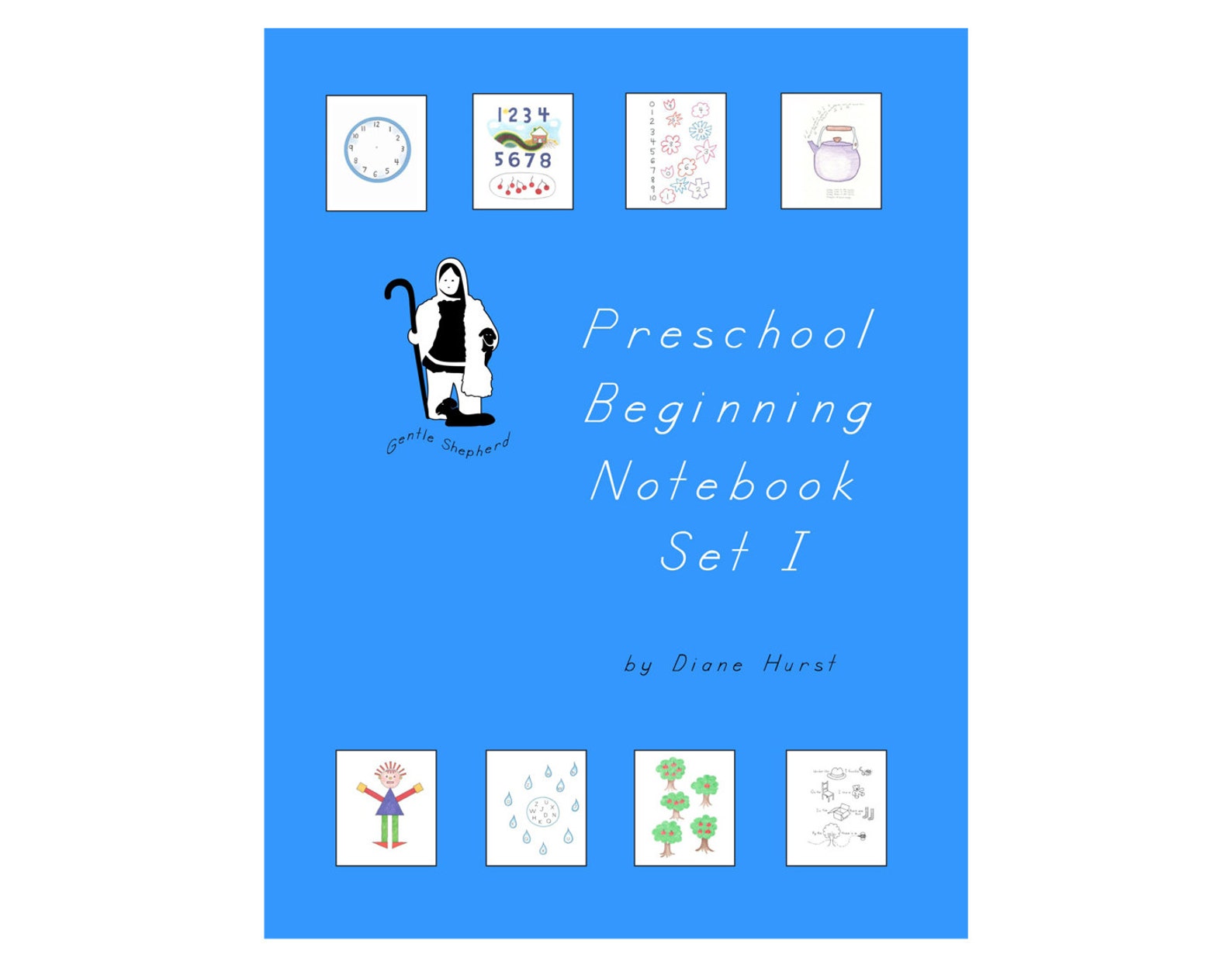 Preschool Learning Printable Pages -- Preschool Beginning Notebook Set ...