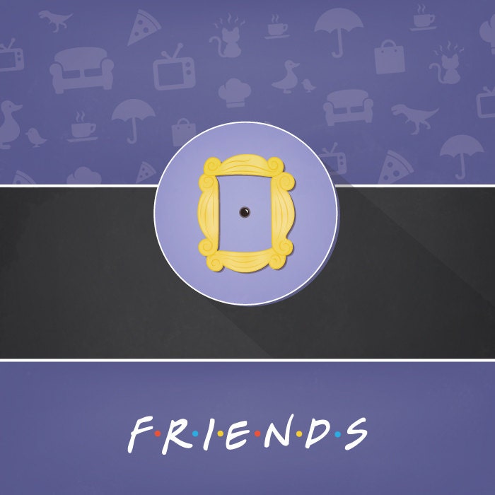 FRIENDS TV Show Art Print Customizable With Your Favorite FRIENDS Quote ...