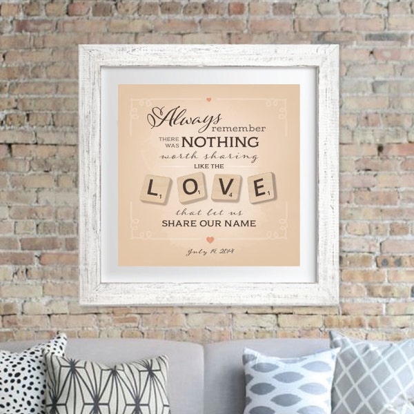 Scrabble Quote Art - Etsy
