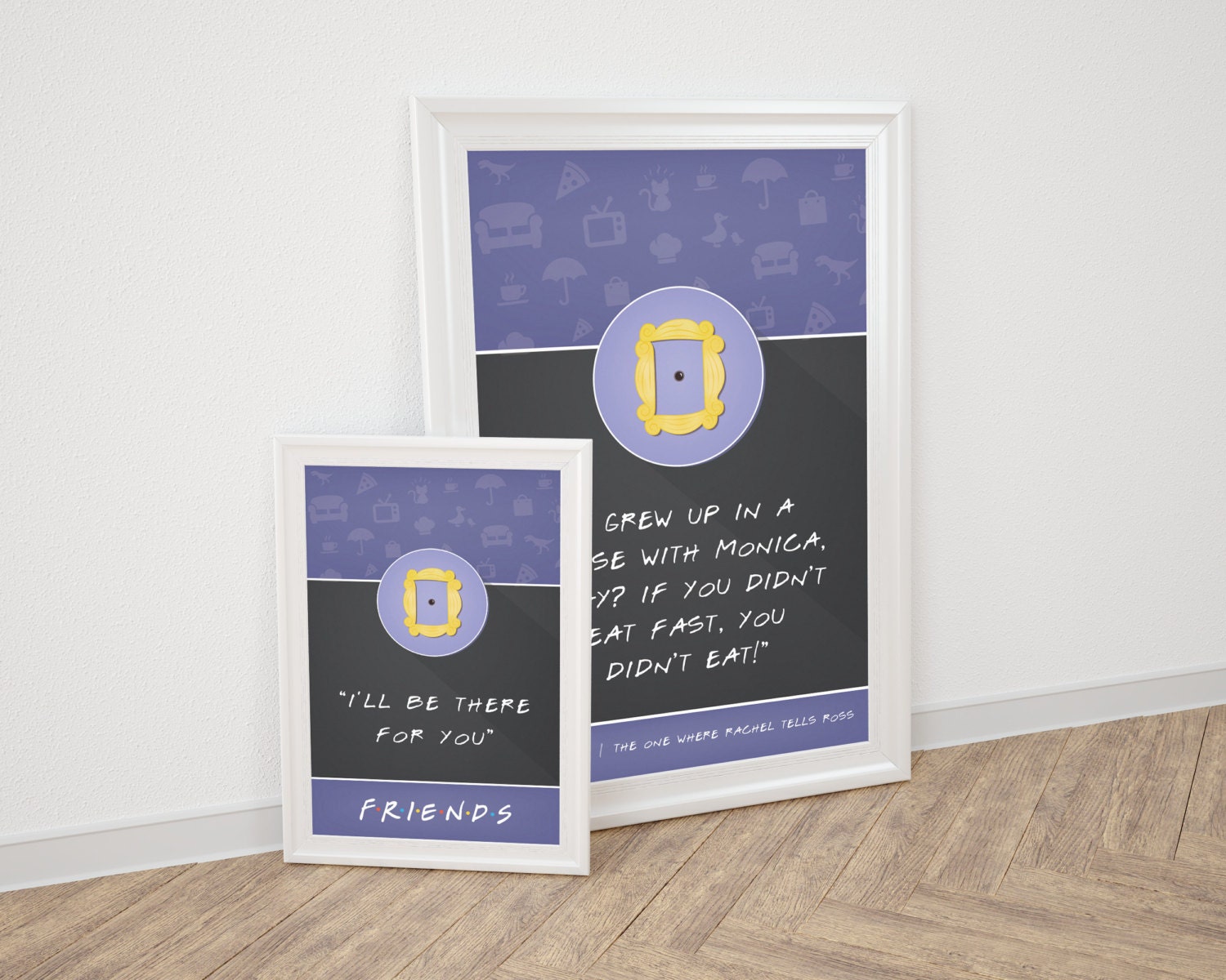 FRIENDS TV Show Art Print Customizable With Your Favorite FRIENDS Quote ...