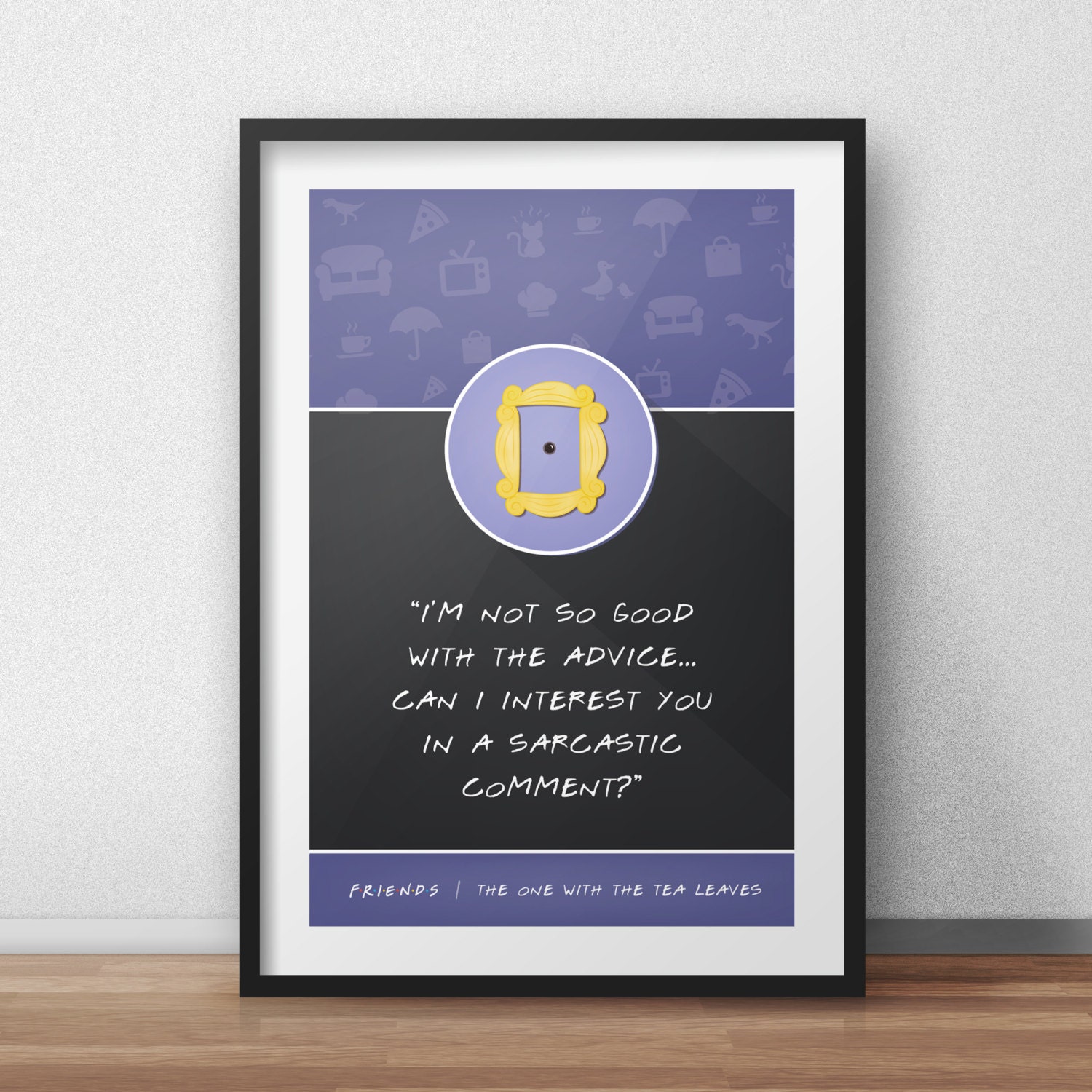FRIENDS TV Show Art Print Customizable With Your Favorite FRIENDS Quote ...
