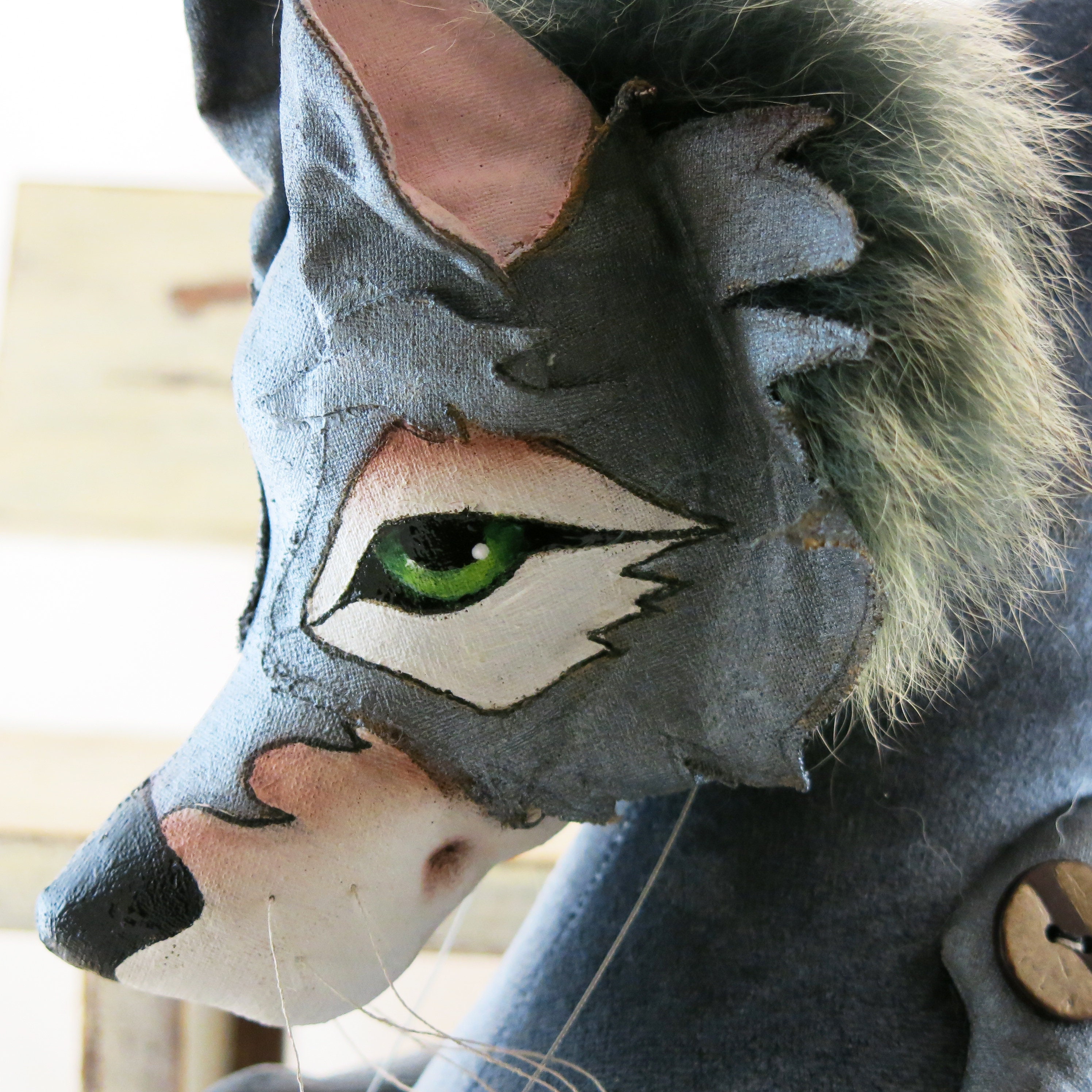 Gray Wolf Boy, Wolf Handmade Doll, Soft Toy, Wolf Stuffed Animal ...