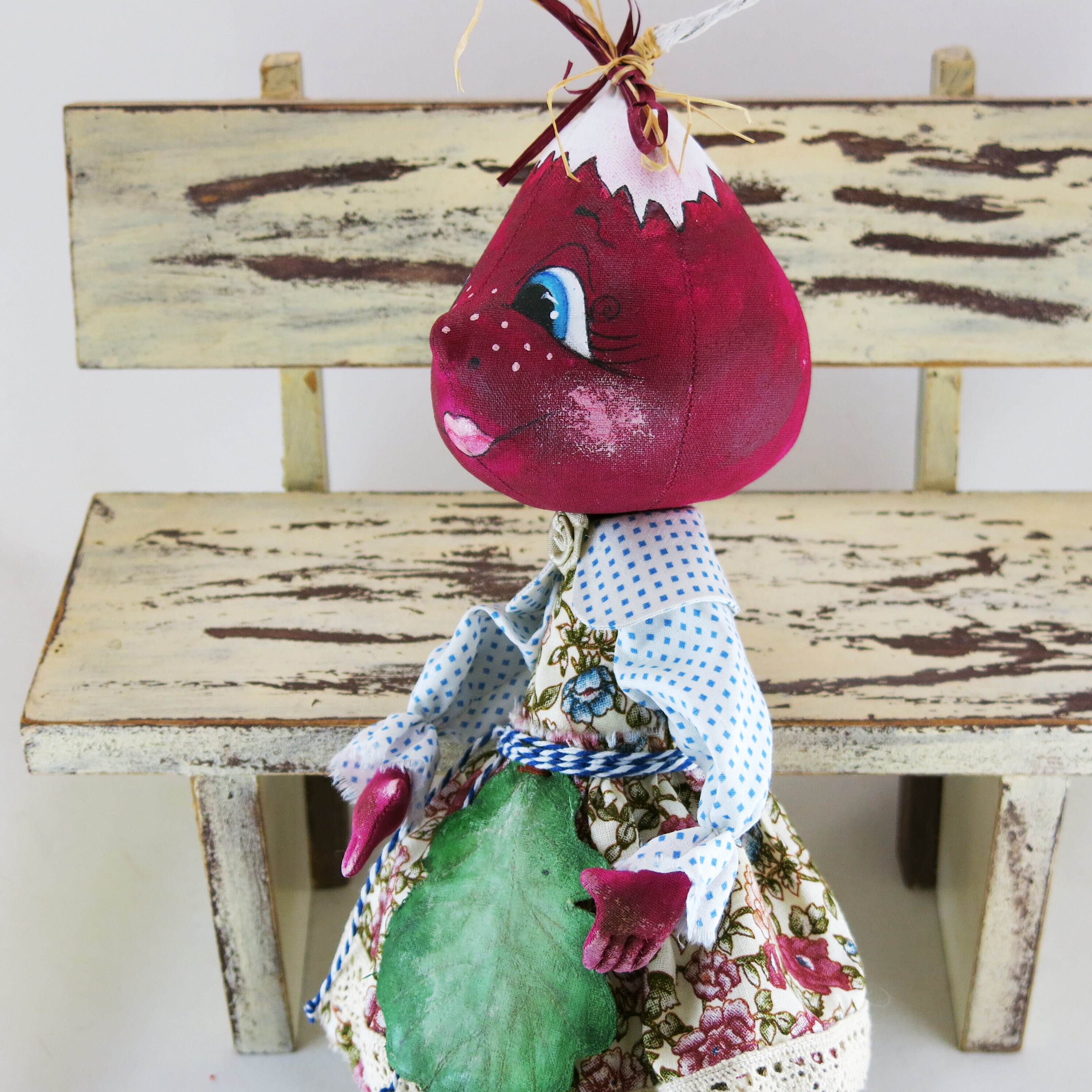 Dolls & Action Figures Toys Signor Tomato Fabric Doll,soft sculputre ...