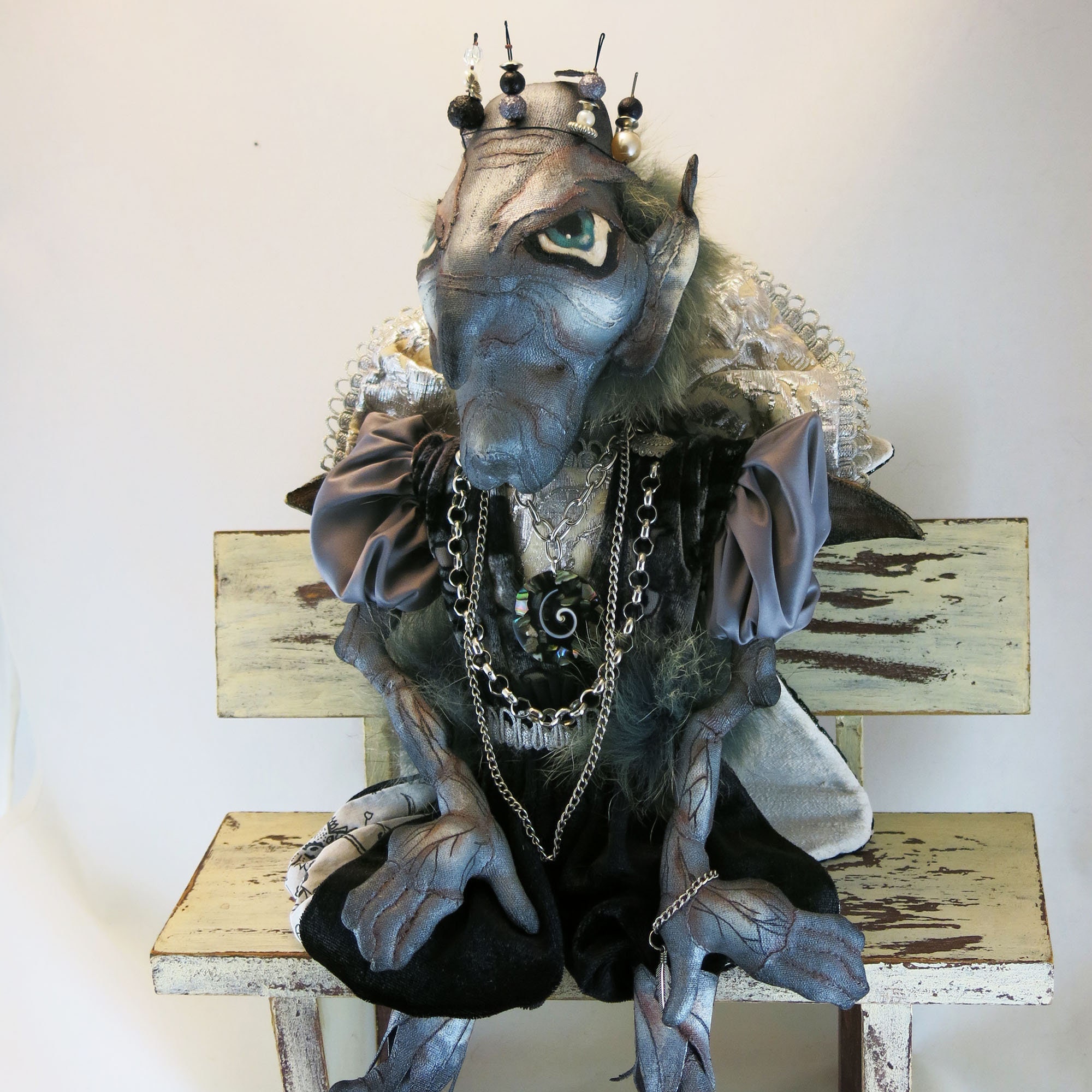 Goth Boy Goblin Fabulous Creature Troll, Creepy Cute Toy - Etsy