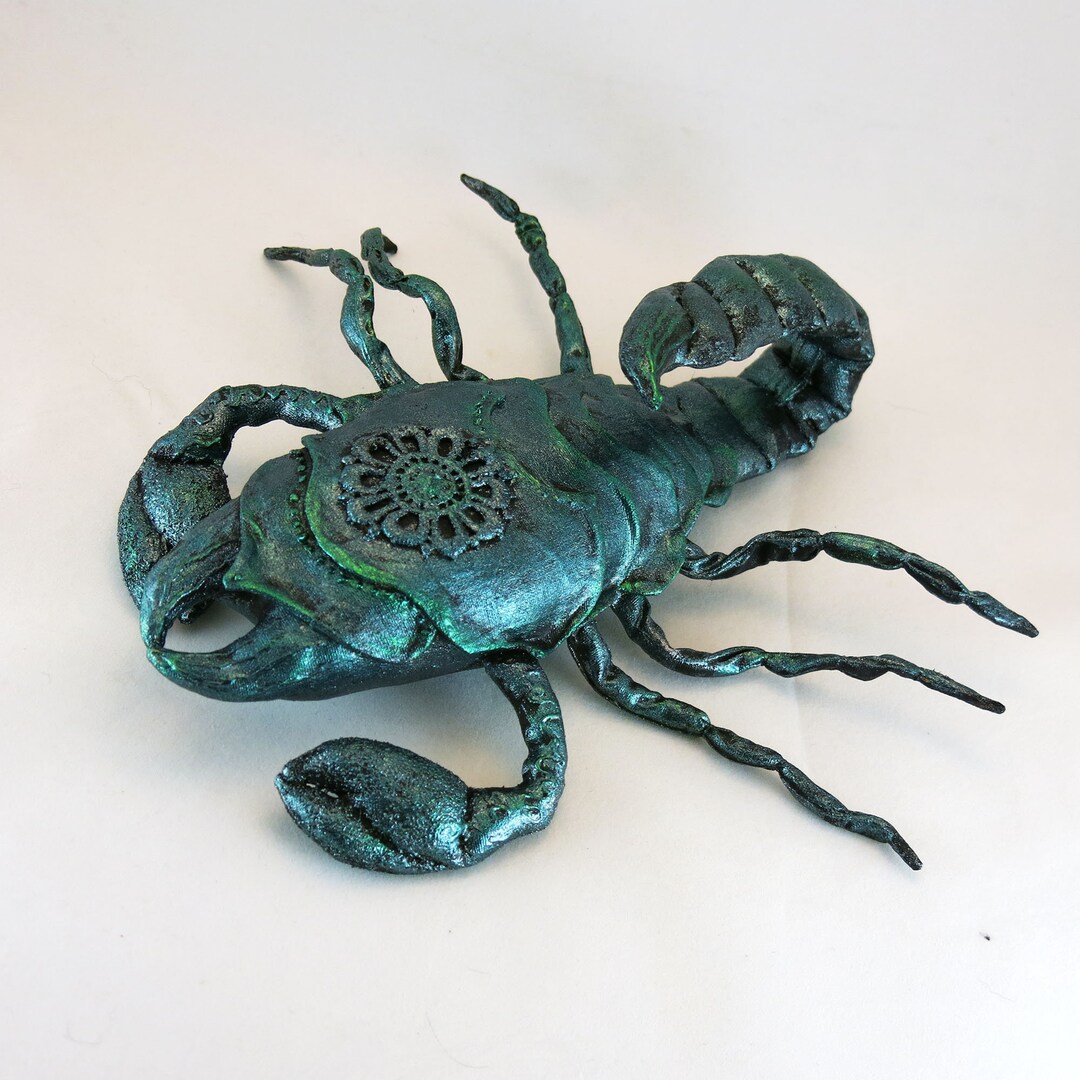 Blue Scorpion Doll With Luxurious Aged Shell - Great Opportunity to ...